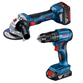 BOSCH 18V Combo Set Cordless (GWS 180 + GSB 185) | TC Hub Store