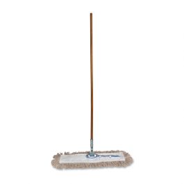 Lobby Mop with Wooden Handle (24") | TC Hub Store