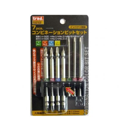 TRAD TCB7KR Mixed Screw Bit Set (7PCS) | TC Hub Store